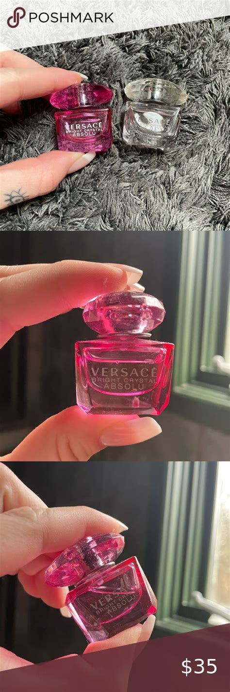 Versace Bright Crystal Absolu Eau De Toilette Parfum Perfume Set