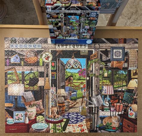 Antique Barn Ceaco 1000 Artist Tracy Flickinger Rjigsawpuzzles