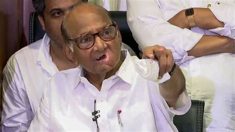 Sharad Pawar Reaction When Asked If Ajit Pawar Rebellion Had His
