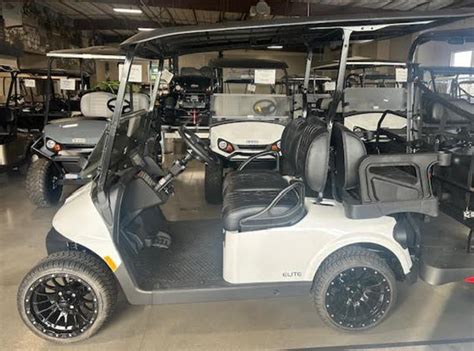 2024 E Z GO Freedom RXV ELiTE Lithium Bright White Golf Carts By