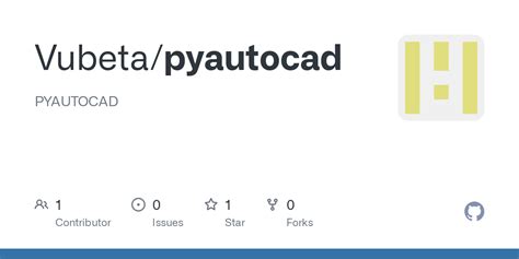 GitHub Vubeta Pyautocad PYAUTOCAD