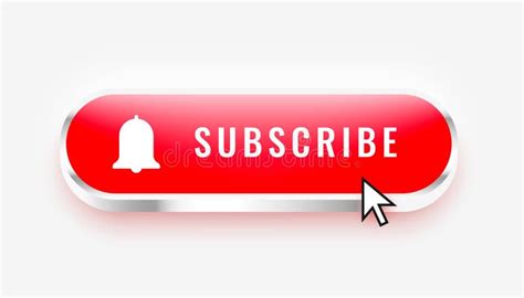 Social Subscription Button Add More Follower To Your Web App Stock Vector - Illustration of ...