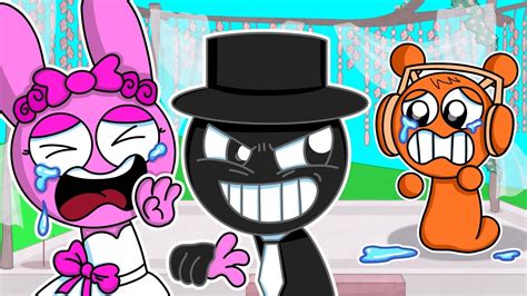 New Incredibox Sprunki Black Steals Pinki From Oren Sad Love Story