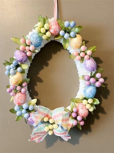 Dollar Tree Easter Egg Wreath How Can This