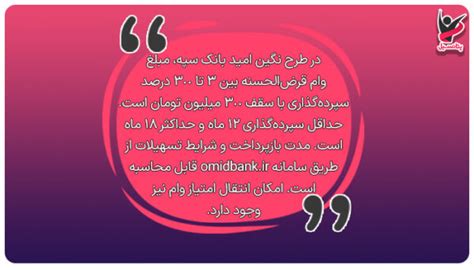 جدول وام امید بانک سپه وام قرض الحسنه ۳۰۰ میلیونی