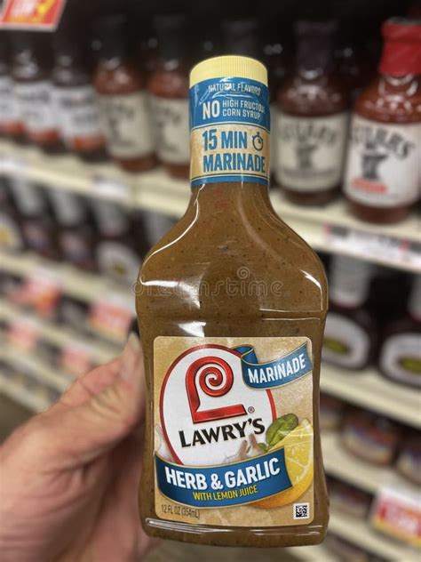 Retail Grocery Store Lawrys Marinade Sauce Editorial Photo Image Of