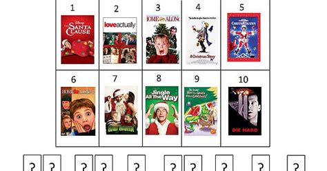 Xmas Quizzo Visual Round Which Christmas Movies Are Most Popular