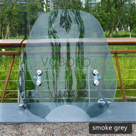 스즈키 오토바이 윈드 실드 라운드 헤드라이트 스트리트 바이크 윈드 스크린 유리 Gz150 Gn250 Gn125 용