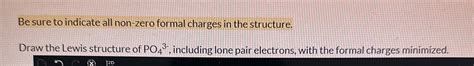 Solved Part 2 Draw The Lewis Structure Of No43 Including Lone Pair