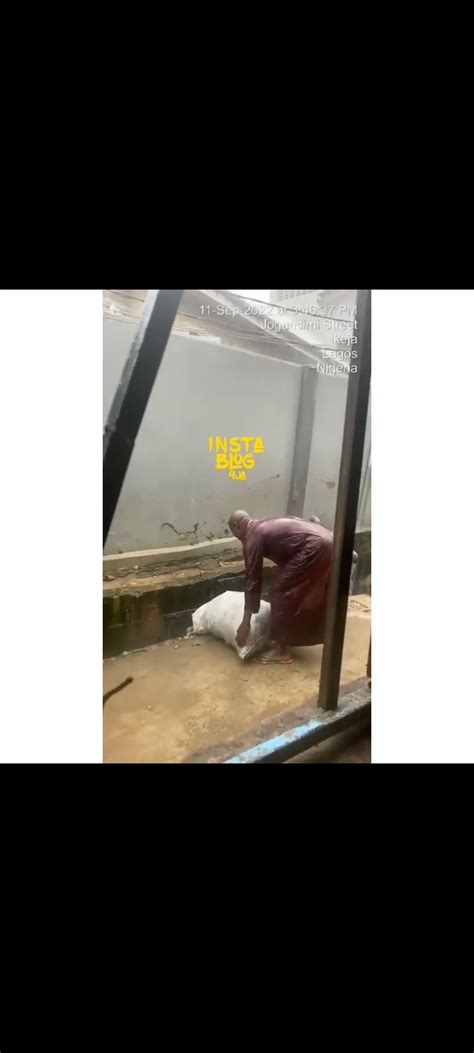 Man Caught On Camera And Arrested For Dumping Bag Of Refuse In Lagos