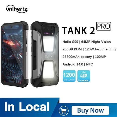 NEWUnihertz Tank 2 Pro 8849 Rugged With Projector 2 4K 23800 MAh 24GB