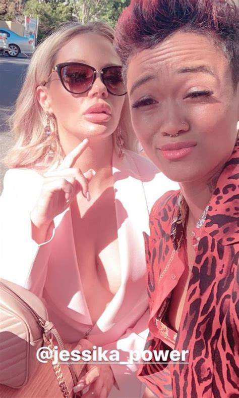 Jessika Power Possing At Brunch Affairs Bondi Sands Event In St Kilda
