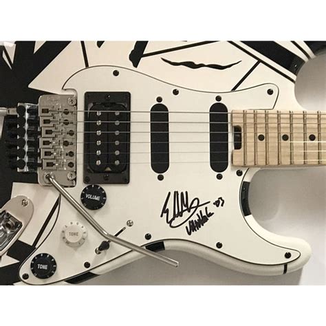 Van Halen Eddie Van Halen Signed Evh Striped Series