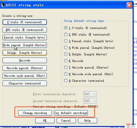 How To Set Up IDA Chinese Encoding Safety Php Cn