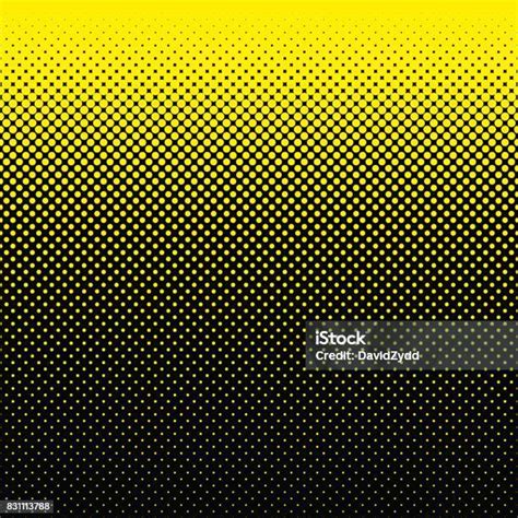 Latar Belakang Pola Titik Halftone Ilustrasi Vektor Dari Lingkaran