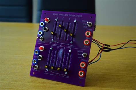 Adsr Envelope Generator Module Synth Diy With Mich