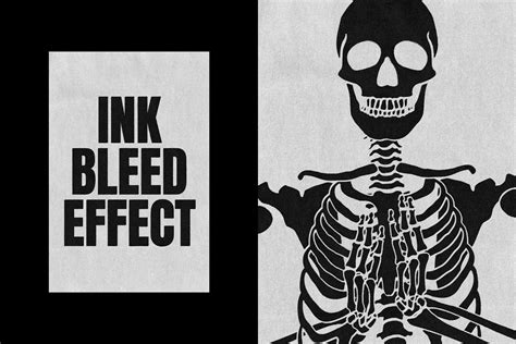 Ink Bleed Text And Logo Effect