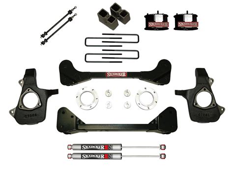 Skyjacker C14460PK M 4 Lift Kit W M95 Shocks For 2014 19 GM Silverado