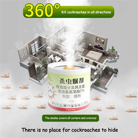 Ready Stock At Malaysia6pcs New Home Cockroach Killer Smoke Strong