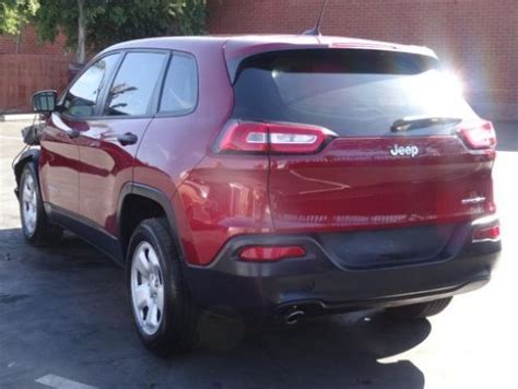 2015 Jeep Cherokee SPORT Repairable Salvage Wrecked Damaged Fixable
