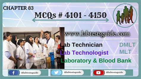 Mcqs For Lab Technician And Technologists Part 1 Lab Tests Guide