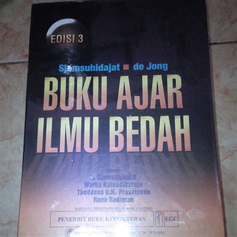 Jual Buku Ajar Ilmu Bedah De Jong Edisi Shopee Indonesia