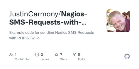 GitHub JustinCarmony Nagios SMS Requests With PHP Twilio Example