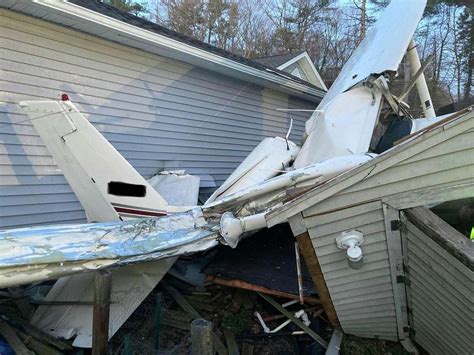 Officials Plane Crash In Danbury Neighborhood Sends Two To Hospital