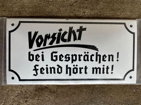 Vorsicht Bei Gesprächen Der Feind Hört Mit 2weltkrieg Stasi Kaufen