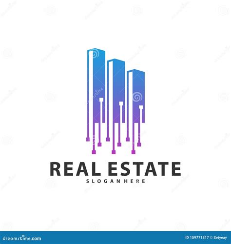 Tech City标志符号模板设计向量徽记设计概念创意符号图标 向量例证 插画 包括有 建筑 城市 159771317