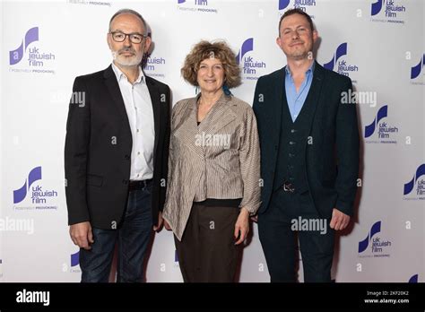 Eric Warin Judy Ironside And Michael Etherton Attending The Jewish Film Festival Uk Premiere Of