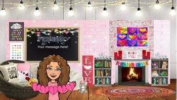 EDITABLE Valentine2 Bitmoji Classroom By Samantha Cummings TPT
