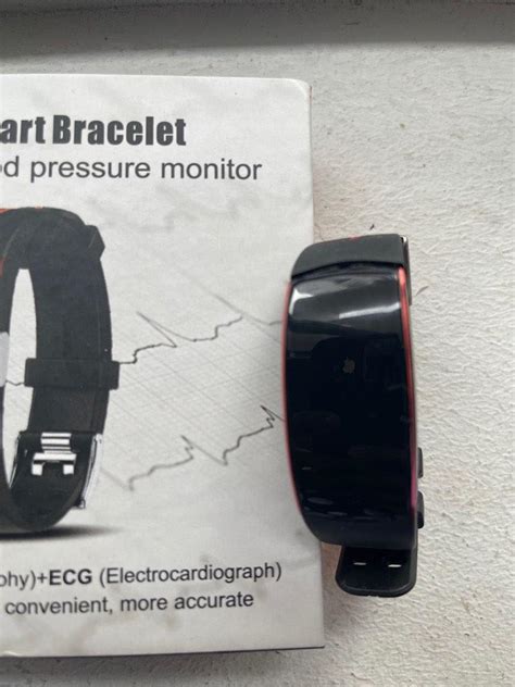 PPG ECG Smart Bracelet Heart Rate Blood Pressure Monitor Health