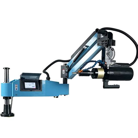 Electric Arm Tapping Machine ISO DIN JIS Chuck Air Blowing And Oiling