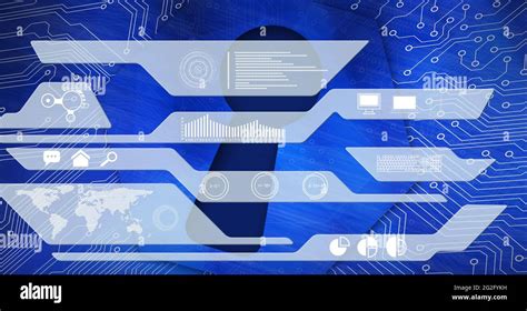 Composition Of Digital Data Processing And Computer Circuit Board Stock Photo Alamy