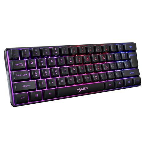 Hxsj V Key Wired Gaming Keyboard With Rgb Backlight Black Ac Bpb Us
