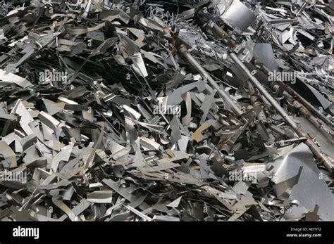 A Scrap Metal Merchants In Blackburn Lancashire UK Stock Photo Alamy