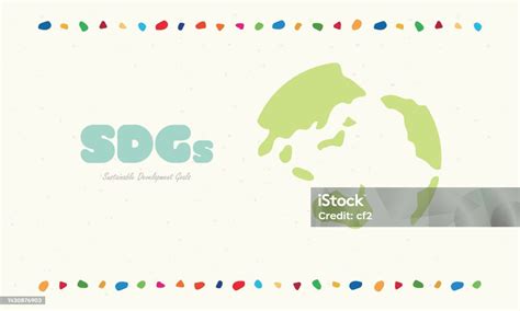 Sdgs Image Material Template向量圖形及更多可持續發展目標圖片 可持續發展目標 插圖 社會問題 Istock