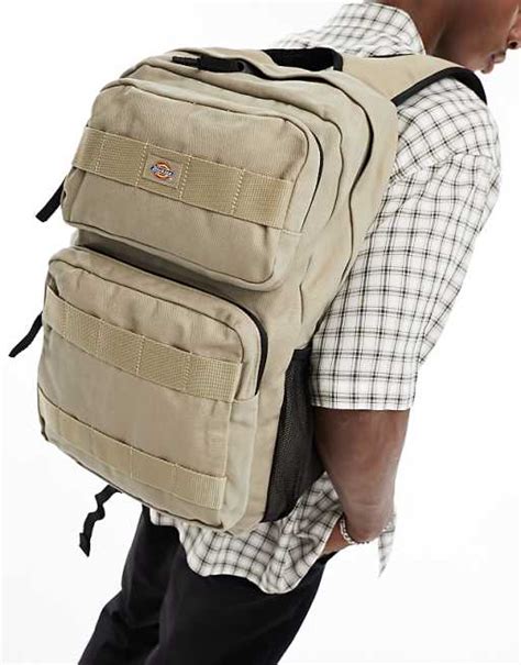 Dickies Duck Canvas Utility Backpack In Sand Asos