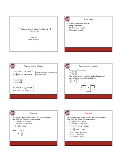 11 Transmission Line Matrix Pdf Transmission Line Electronics