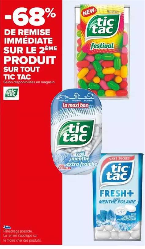 Promo Produit Tic Tic Chez Carrefour ICatalogue Fr