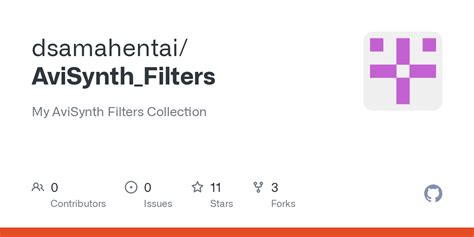 Github Dsamahentaiavisynthfilters My Avisynth Filters Collection