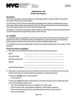 Arrears Cap Program 2015 2024 Form Fill Out And Sign Printable PDF Template AirSlate SignNow