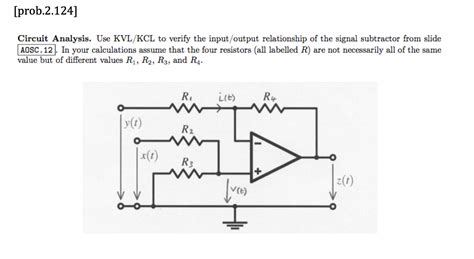Circuit Analysis Use Kvlkcl To Verify The