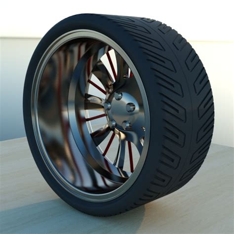 Sports Car Wheel Cad Model 3d Model Cgtrader