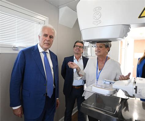 Trailer With Mammograph For Breast Screening And Prevention Mobile