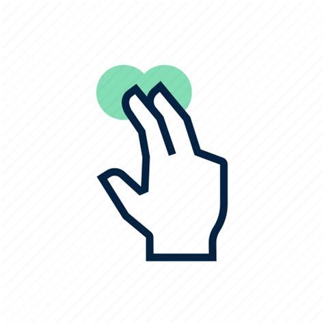 Doubletap Tap Gesture Interaction Touch Icon Download On Iconfinder