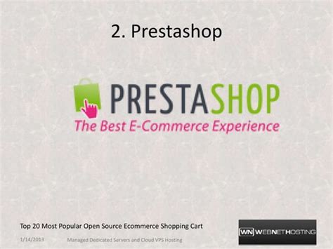 Most Popular Open Source Ecommerce Shopping Carts Top 20 PPT