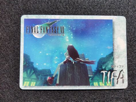 Final Fantasy Vii Carddass 55 Tifa Retro Japan