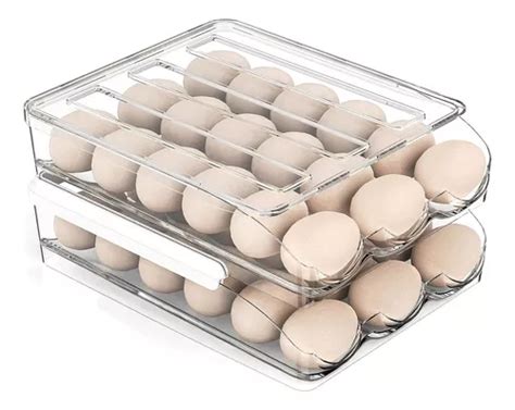 Soporte Para Huevos De Gran Capacidad Para Nevera Caja De